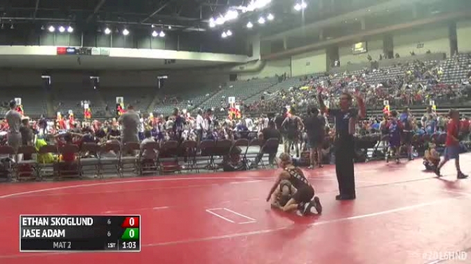 E 60 RR Rnd 3 - Ethan Skoglund, Iowa Black (E) vs Jase Adam, Kansas ...