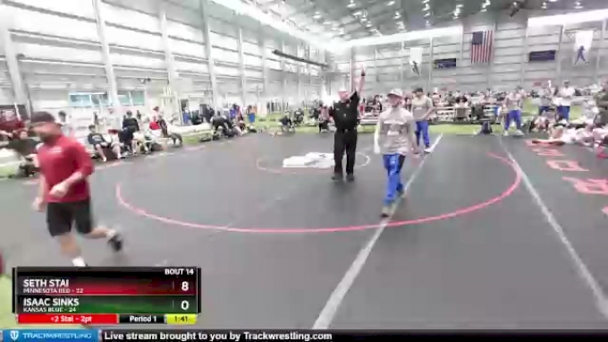 160 lbs Placement Matches (8 Team) - Seth Stai, Minnesota Red vs Isaac ...