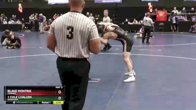 149 lbs Cons. Round 4 - 1 Cole Luallen, Reinhardt vs Blake Montrie, Lourdes