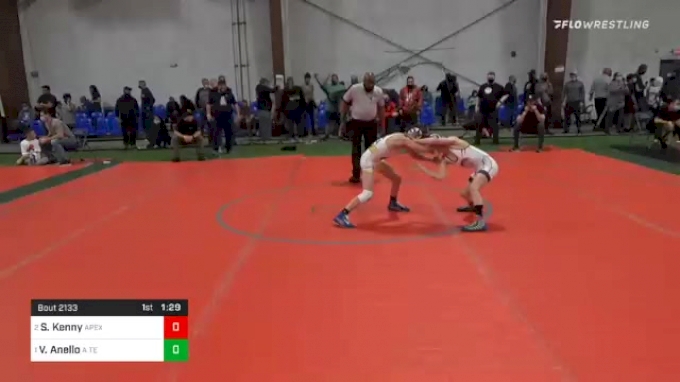 70 lbs Final - Sean Kenny, Apex vs Vincent Anello, A Team