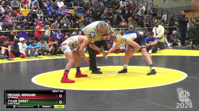 89 lbs 1st Place Match - Tyler Sweet, Dark Horse vs Michael Bernabe ...