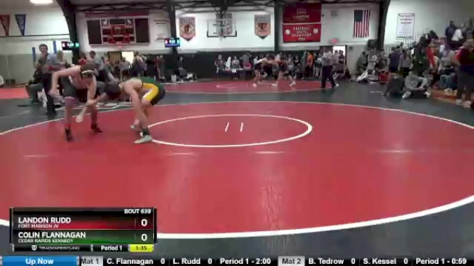 195 lbs 1st Place Match - Colin Flannagan, Cedar Rapids Kennedy vs ...