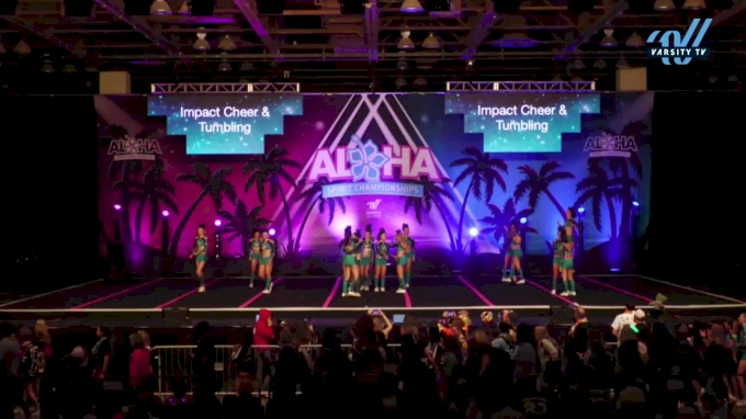 Impact Cheer & Tumbling - Sapphires [2024 L4 Senior - D2 1] 2024 Aloha ...