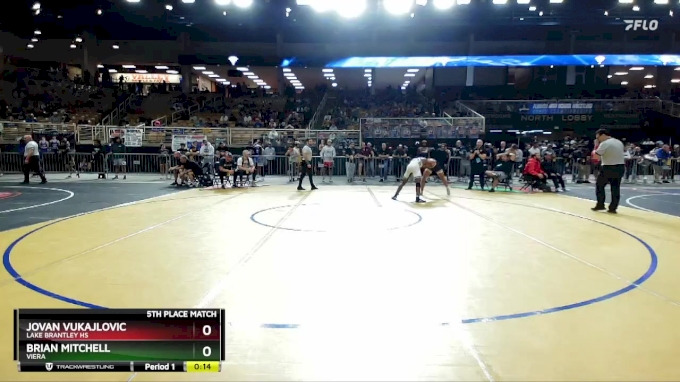 150 3A 5th Place Match - Brian Mitchell, Viera vs Jovan Vukajlovic ...