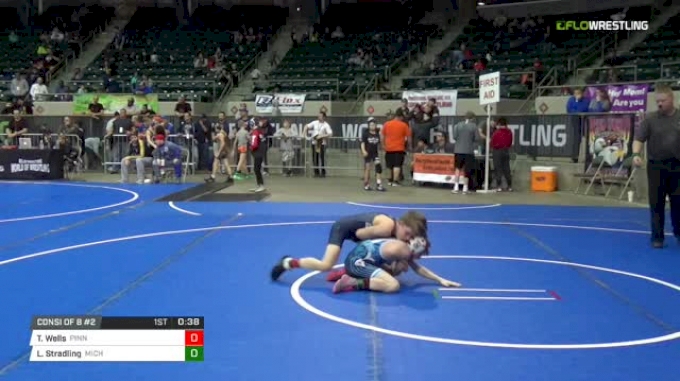 76 lbs Consi of 8 #2 - Tyler Wells, Pinnacle vs Louden Stradling ...