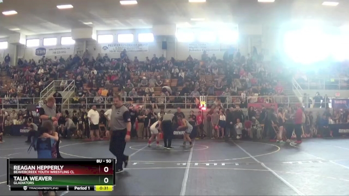 50 lbs Champ. Round 1 - Jett Eckhardt (sw 4), Team Tribe vs Cooper Tackett (c3), CP Wrestling