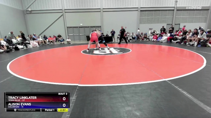 170 lbs Round 1 (8 Team) - Tracy Linklater, Texas Blue vs Alison Evans ...