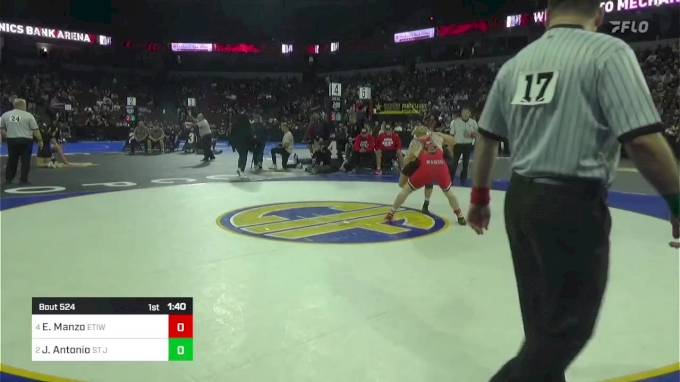 165 lbs Semifinal - Evan Manzo, Etiwanda vs Joseph Antonio, St John Bosco