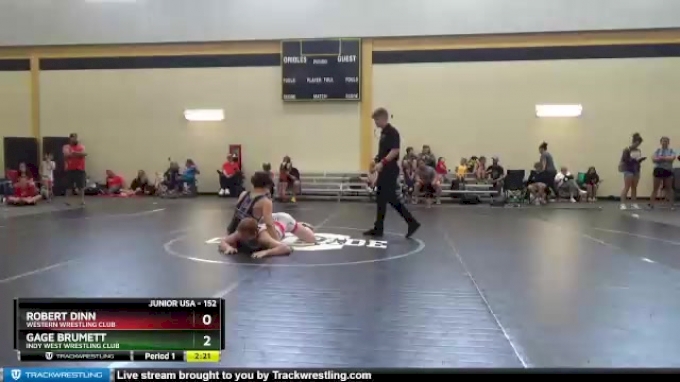 152 lbs Cons. Round 5 - Robert Dinn, Western Wrestling Club vs Gage ...