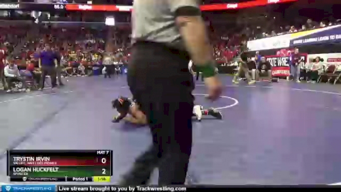 3A-220 lbs 3rd Place Match - Trystin Irvin, Valley, West Des Moines vs ...