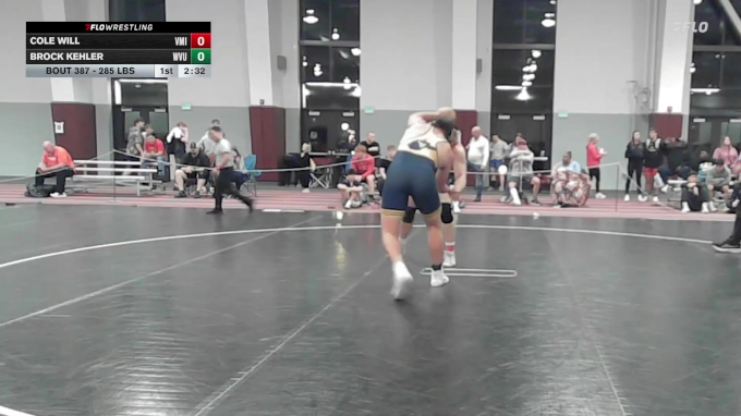285 lbs 5th Place - Cole Will, VMI vs Brock Kehler, West Virginia