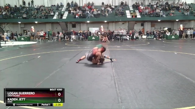 141 lbs Champ. Round 2 - Logan Guerrero, Unattached vs Kaden Jett, Ohio