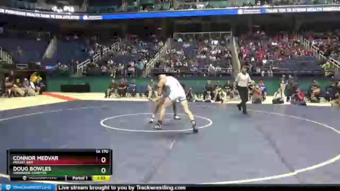 1A 170 lbs 1st Place Match - Doug Bowles, Uwharrie Charter vs Connor ...