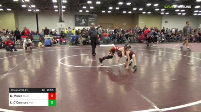 68 lbs Consi Of 16 #1 - Greyson Music, Team Nauman vs Logan O'Connors ...