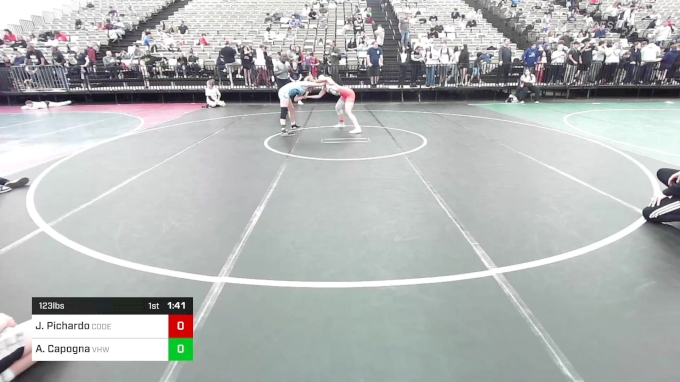 123 lbs Rr Rnd 4 - Jada Pichardo, Code Red Wrestling vs Ava Capogna ...
