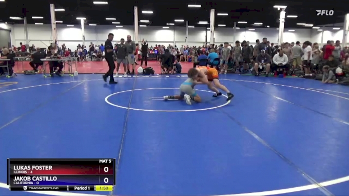106 lbs Semis & 3rd Wb (16 Team) - Lukas Foster, Illinois vs Jakob ...