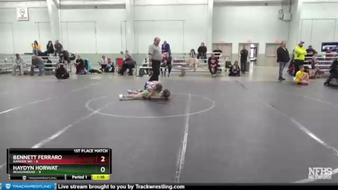 68 lbs Finals (2 Team) - Bennett Ferraro, Ranger WC vs Haydyn Horwat ...