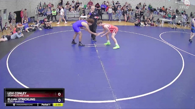 144 lbs Cons. Round 3 - Levi Conley, Salem Elite Mat Club vs Elijah ...