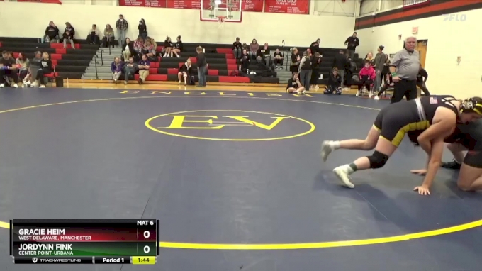JV-27 lbs Round 3 - Gracie Heim, West Delaware, Manchester vs Jordynn ...
