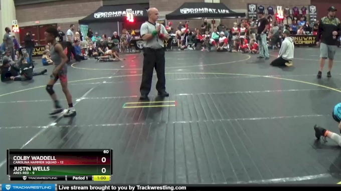 60 lbs Round 3 (6 Team) - Justin Wells, Ares Red vs Colby Waddell ...