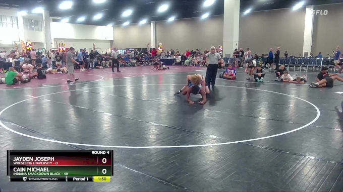 165 lbs Round 4 (10 Team) - Cain Michael, Indiana Smackdown Black vs ...