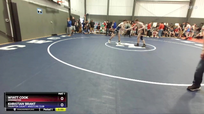 150 lbs Cons. Round 1 - Wyatt Cook, Washington vs Khristian Brant ...