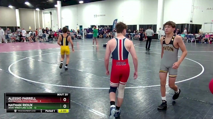 126 lbs Round 4 (10 Team) - Alessio Farrell, Austintown Fitch Falcons ...