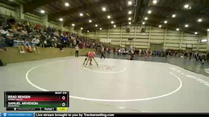 175 lbs Champ. Round 2 - Samuel Arvidson, Bountiful vs Brad Bensen ...
