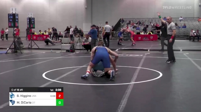 184 lbs C Of 16 #1 - Billy Higgins, Nebraska-Kearney vs Micah DiCarlo ...