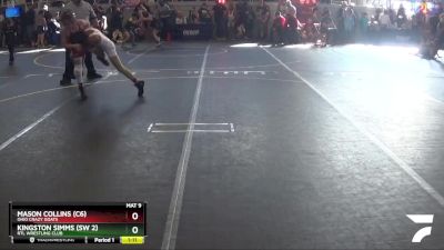 76 lbs Champ. Round 1 - Kingston Simms (sw 2), RTL WRESTLING CLUB vs ...