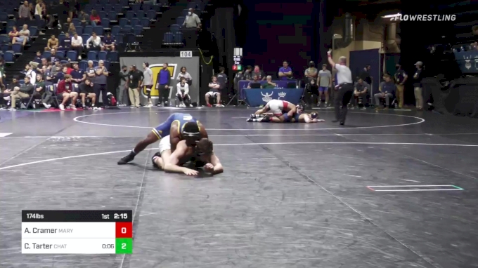 174 lbs Consi Of 16 #2 - Adrien Cramer, Maryland vs Carial Tarter ...