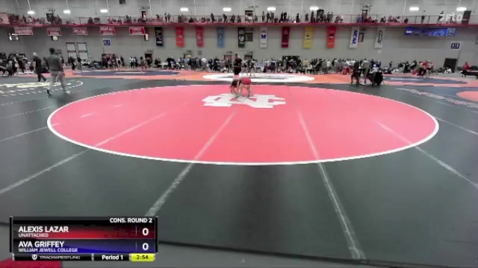 130 lbs Cons. Round 2 - Ava Griffey, William Jewell College vs Alexis ...
