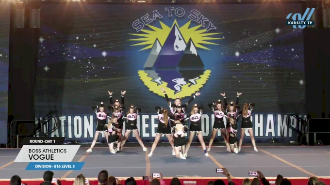 Boss Athletics - Vogue [2023 U16 Level 3 Day 1] 2023 Sea to Sky ...
