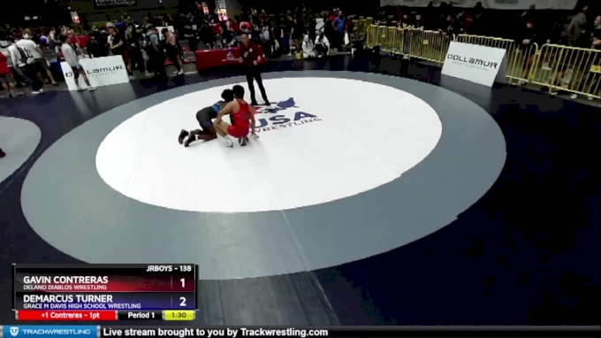 138 lbs Cons. Round 4 - Gavin Contreras, Delano Diablos Wrestling vs ...