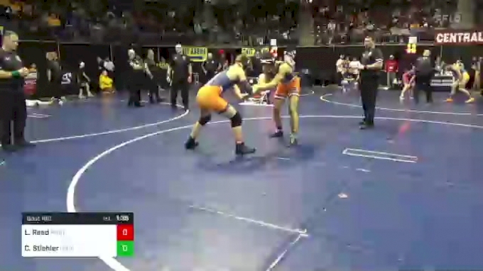 160 lbs Final - Logan Reed, Montoursville vs Christian Stiehler, Pocono ...