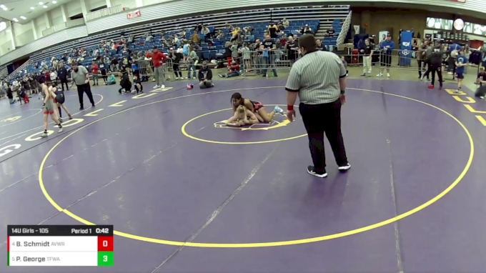 14U Girls - 105 lbs Quarters - Payton George, Top Flight Wrestling ...