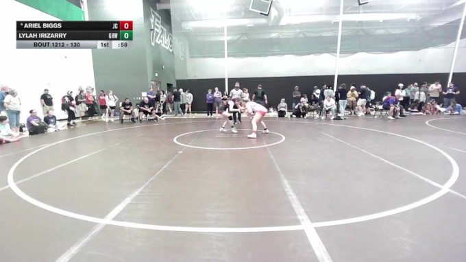 130 lbs Cons. Semi - Ariel Biggs, Jackson County vs Lylah Irizarry ...