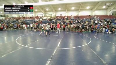 88 lbs Champ. Round 1 - Taesom Neibaur, East Idaho Elite vs Azariah ...