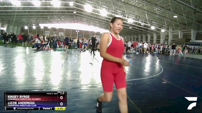 148 lbs Semifinal - Kinsey Byrge, Sanderson Wrestling Academy vs Lizzie ...