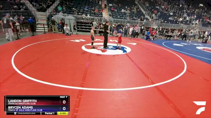 53 lbs Cons. Round 2 - Landon Griffith, Douglas Wrestling Club vs ...