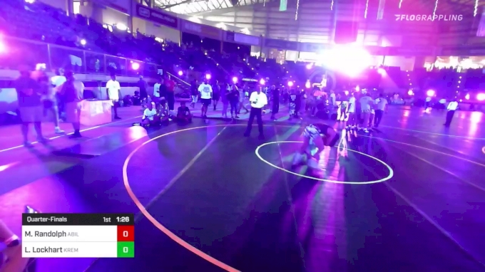 116 lbs Quarterfinal - Murphy Randolph, Abilene Kids WC vs Landon ...