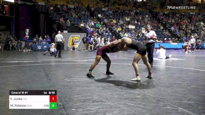 141 lbs Consi Of 16 #1 - Freddy Junko, VMI vs Marcos Polanco, Minnesota