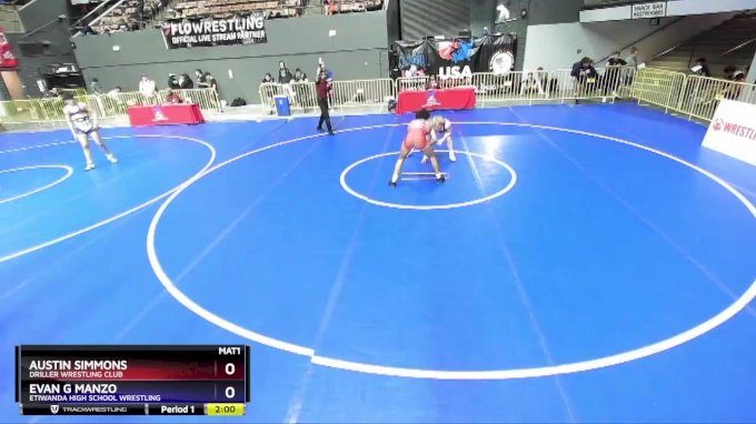160 lbs Cons. Round 4 - Austin Simmons, Driller Wrestling Club vs Evan ...