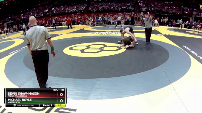 D2-165 lbs Champ. Round 1 - Michael Boyle, Watterson vs Devin Shaw ...