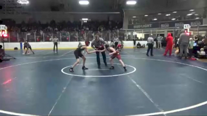 85 lbs Champ. Round 1 - Joshua Carpentier, Pinckney WC vs Preston ...