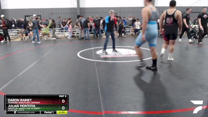 285 lbs 3rd Place Match - Daron Rainey, Punisher Wrestling Company vs ...