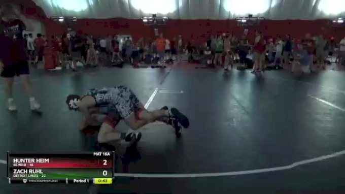 129-130 C Round 1 - Hunter Heim, Bemidji vs Zach Ruhl, Detroit Lakes