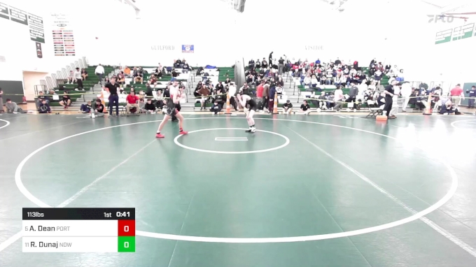 113 lbs Consi Of 8 #2 - Adam Dean, Portland/Cromwell vs Ryan Dunaj ...