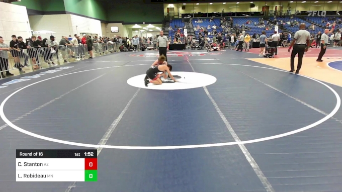 138 lbs Round Of 16 - Carlos Stanton, AZ vs Landon Robideau, MN