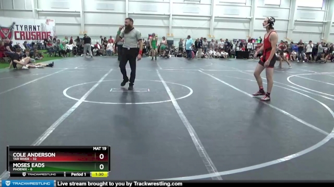 145 lbs Round 3 (10 Team) - Cole Anderson, Tar River vs Moses Eads, Phoenix